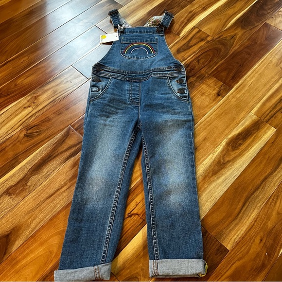 Boden | Bottoms | Nwt Boden Light Vintage Denim Rainbow Overalls Size ...